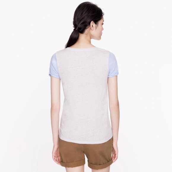 J. Crew | Tops | J Crew Linen Tee | Poshmark